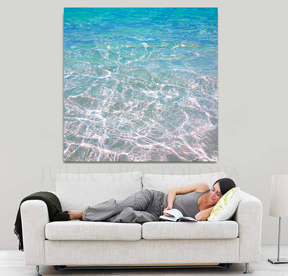 Minimalist Abstract Print, Water Abstract Photography Coastal Peaceful ...